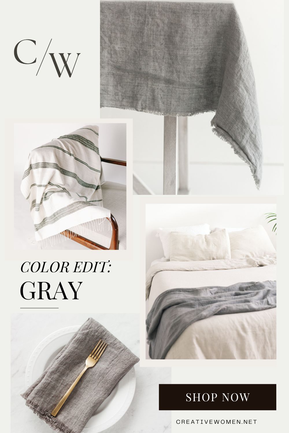 Color Edit: Grey | Fair Trade Home Goods & Gifts