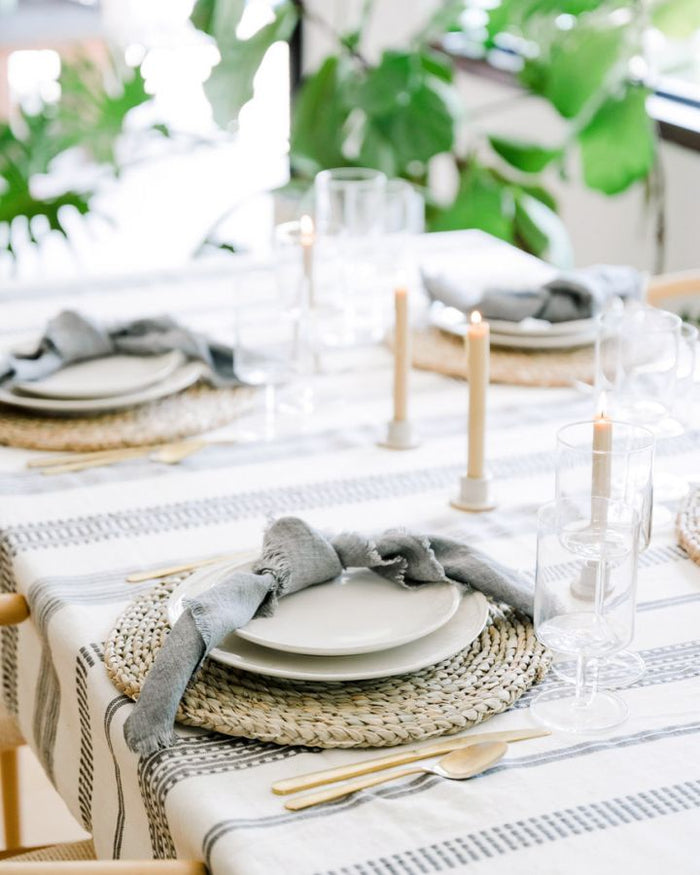 Aden Cotton Tablecloth | Fair Trade Table Linens & Home Textiles