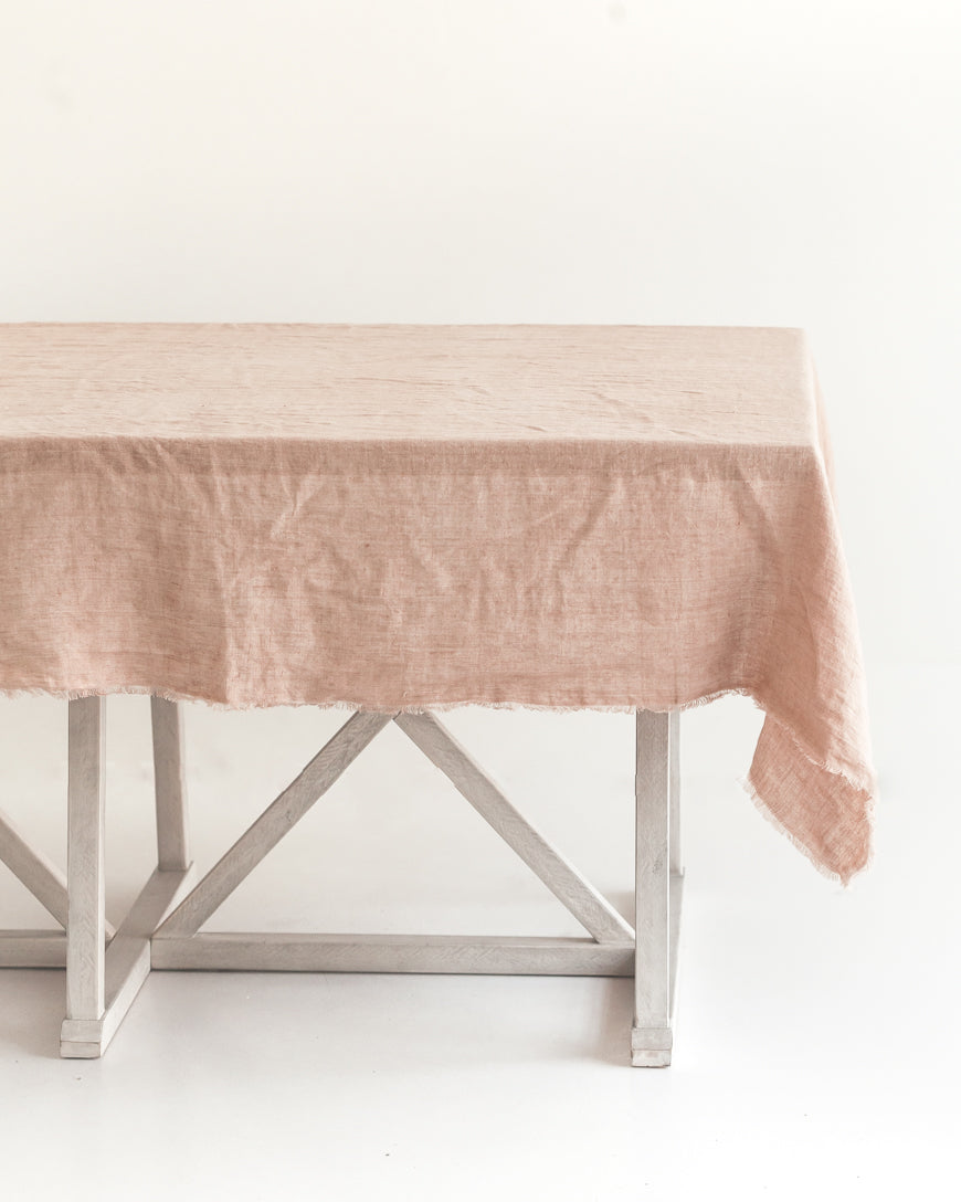 Stone Washed Linen Tablecloth | Fair Trade Table Linens