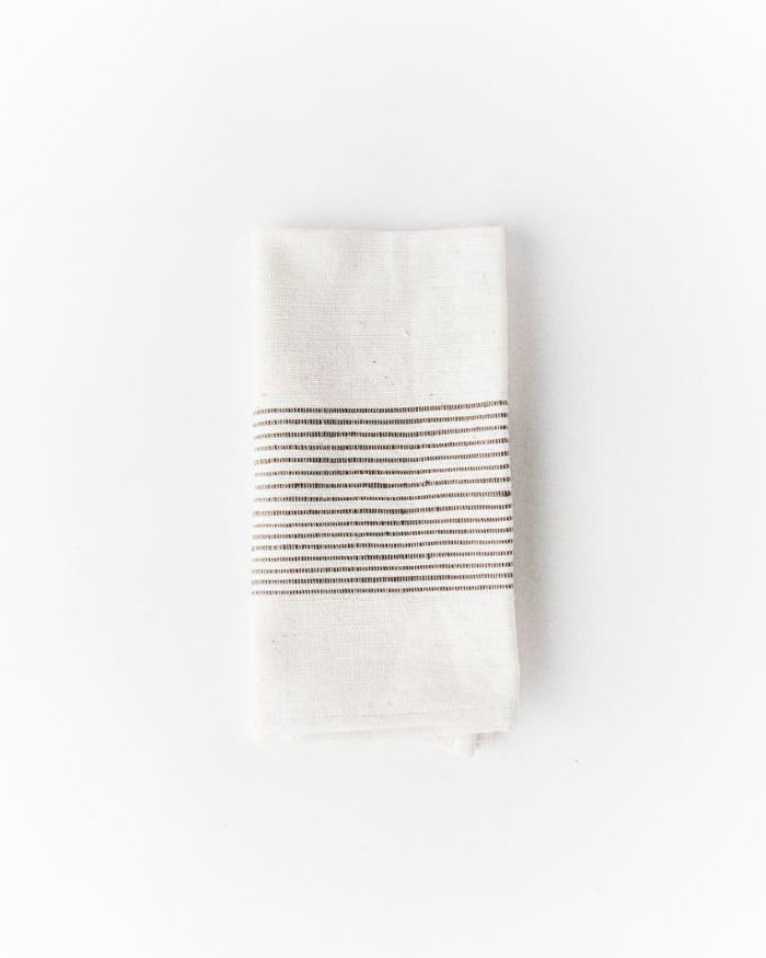 Riviera Cotton Dinner Napkins | Fair Trade Table Linens