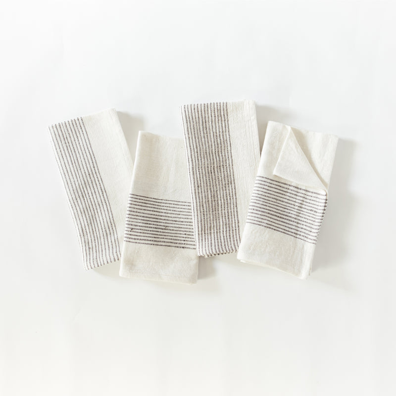 Riviera Cotton Dinner Napkins | Fair Trade Table Linens